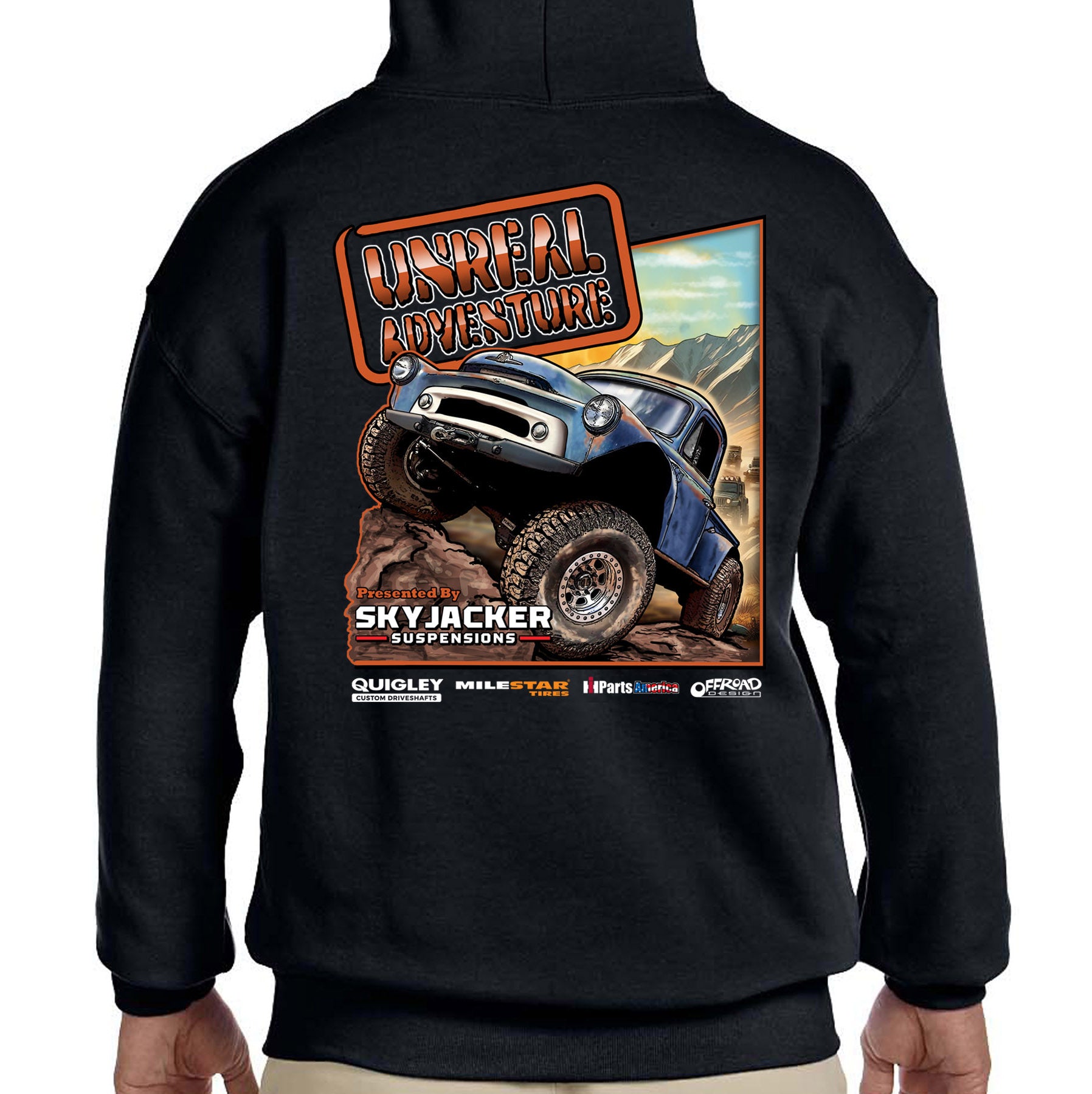 Unreal Adventure Truck Hoodie – Offroad Outfitter Apparel