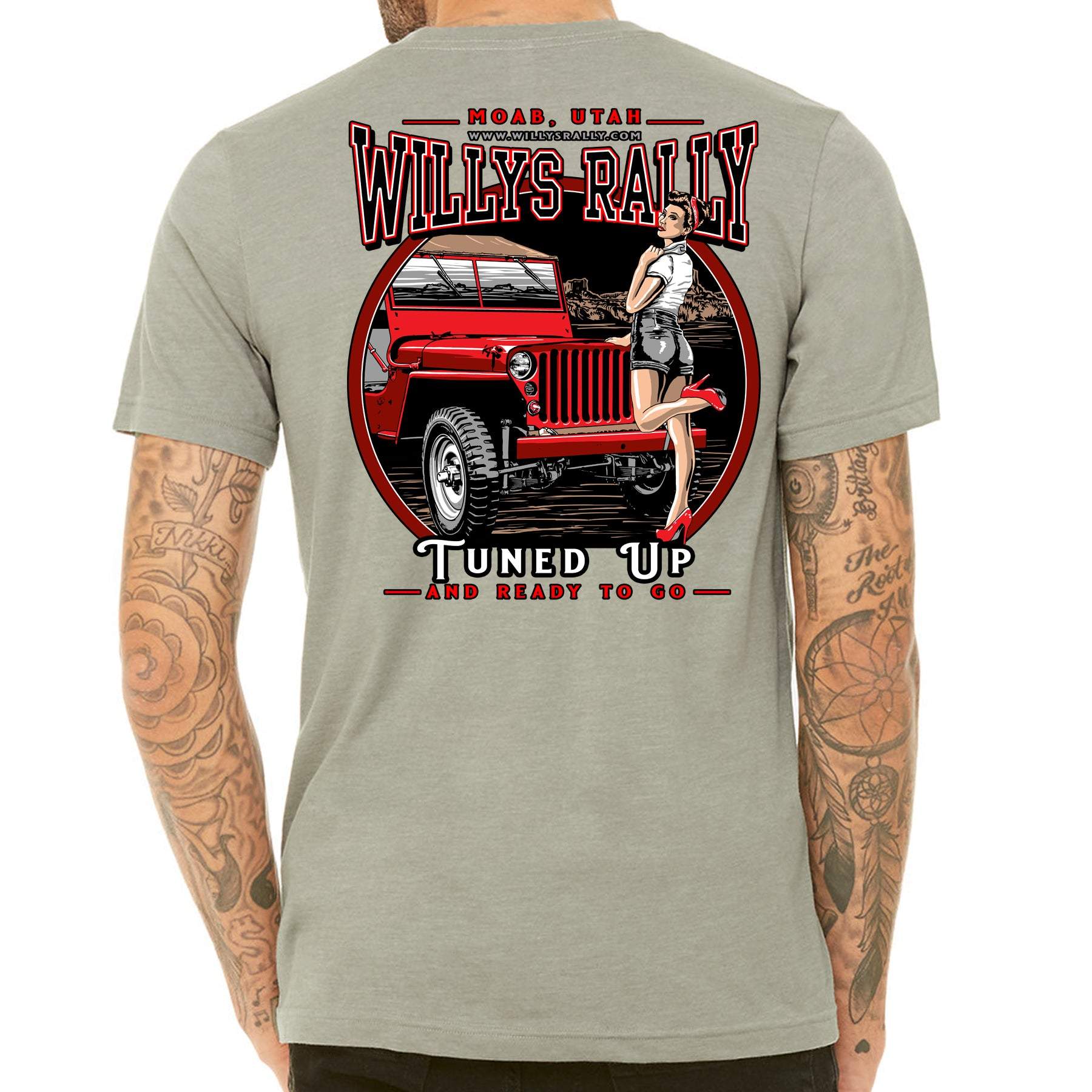 Willys Rally Pin Up Tee – Offroad Outfitter Apparel
