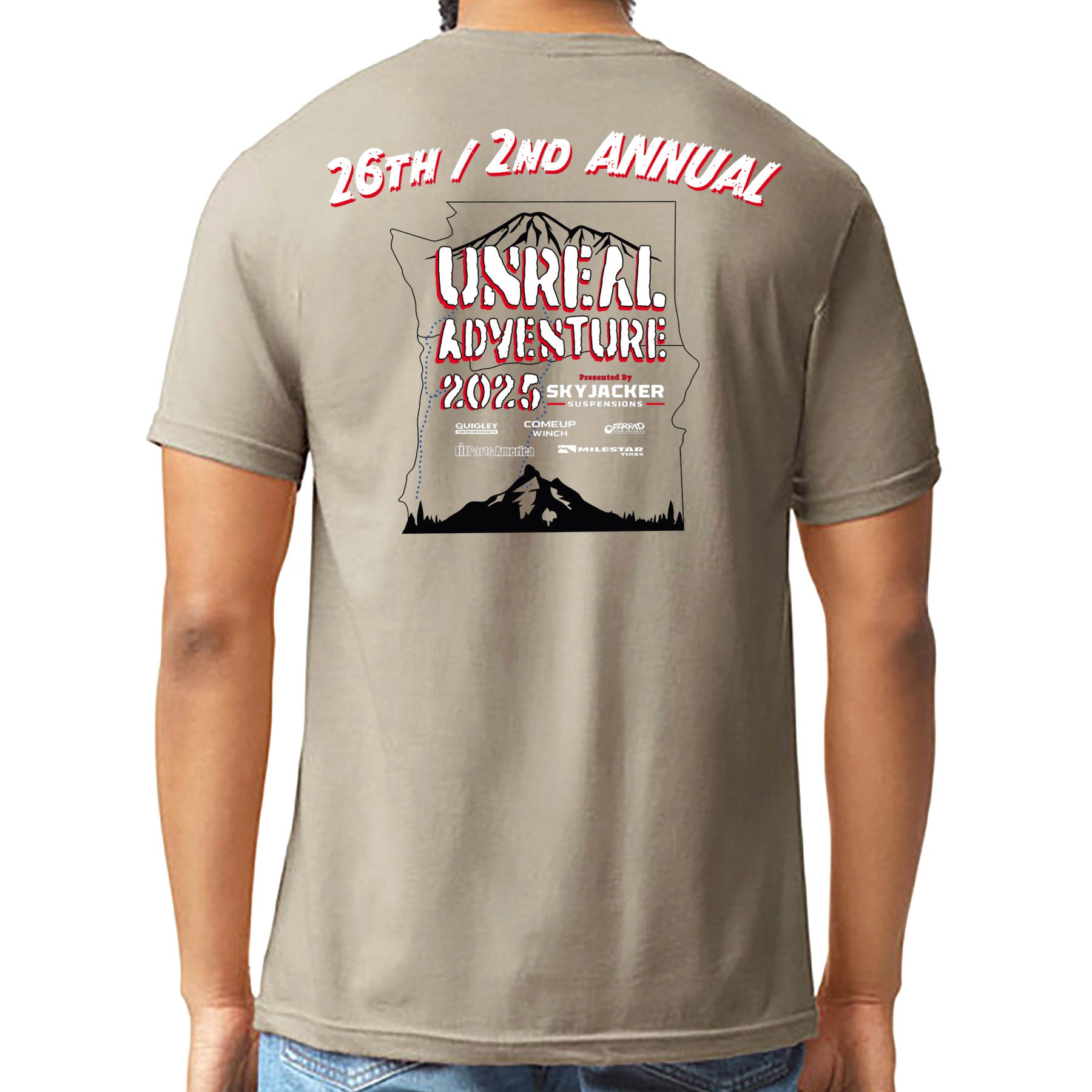 Unreal Adventure Official 2025 T-shirt – Offroad Outfitter Apparel