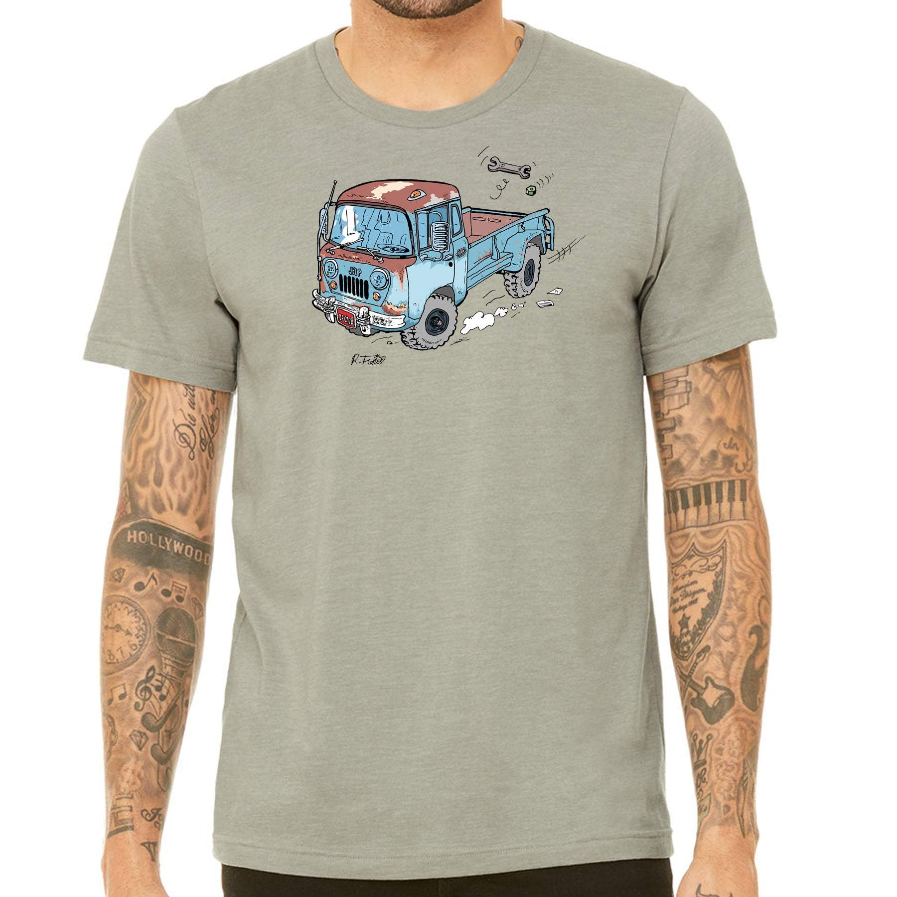 Willys Rally RF Blue FC Tee – Offroad Outfitter Apparel