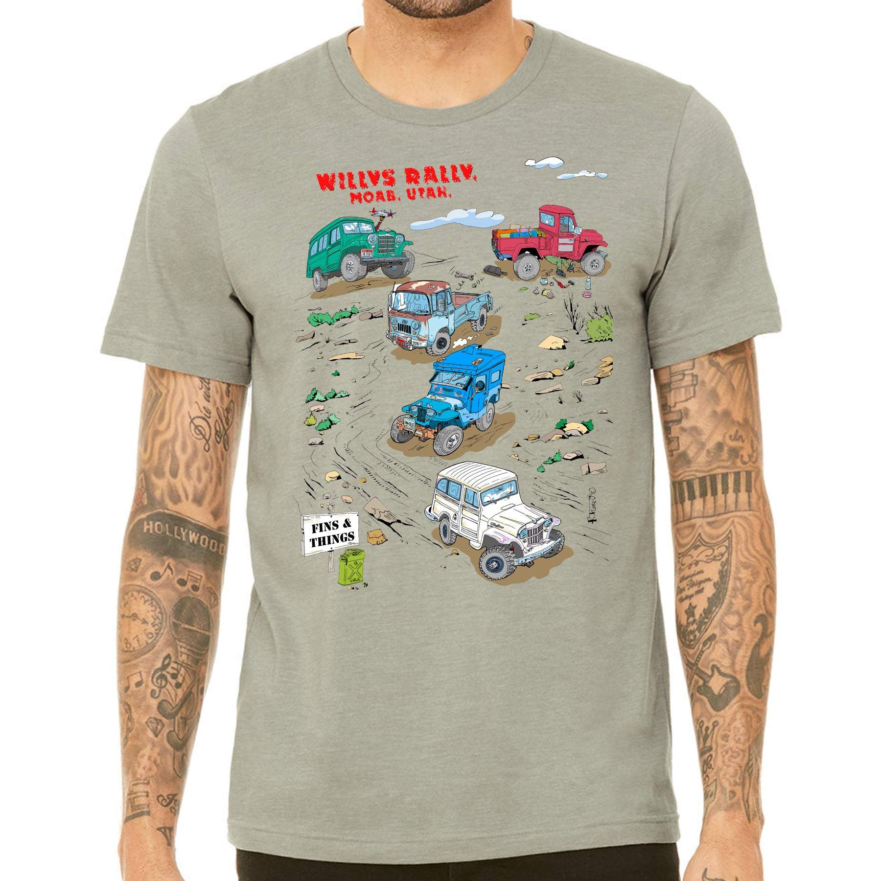 Willys Rally RF Art Tee – Offroad Outfitter Apparel